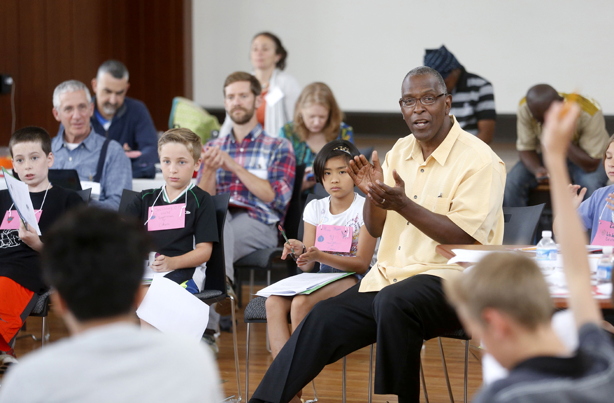 International educators unite behind local teacher’s World Peace Game