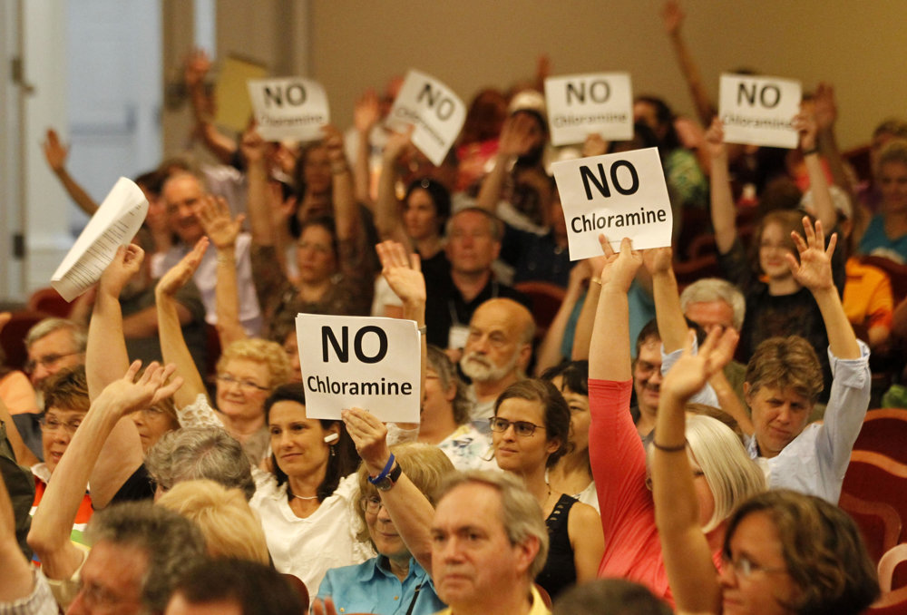Officials end consideration of chloramines for water treatment