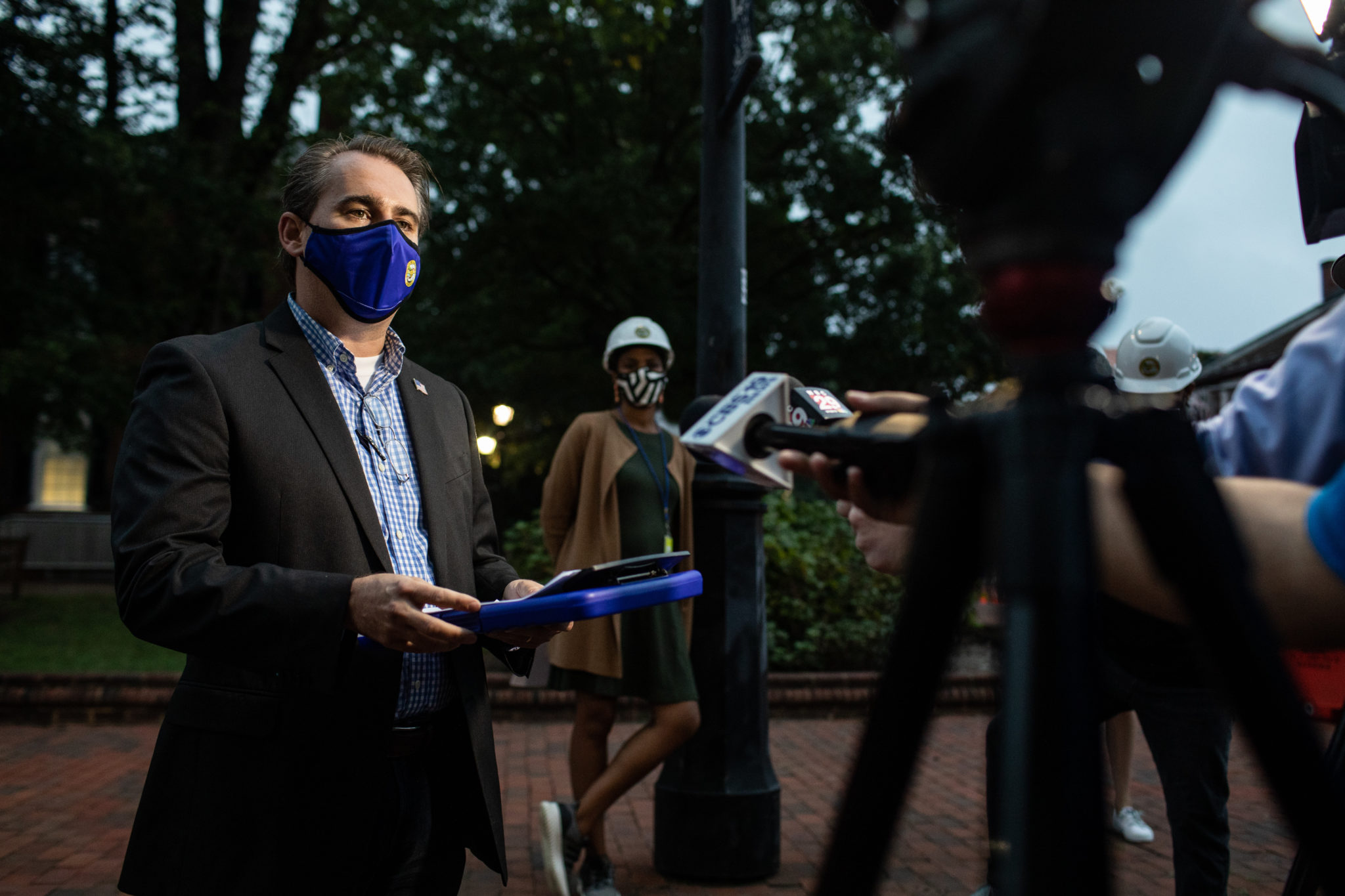 Photos: Albemarle County removes ‘Johnny Reb’ statue Saturday